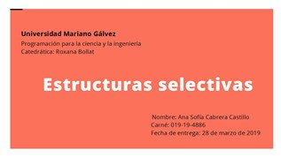 Estructuras selectivas at emaze Presentation
