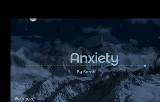 How Anxiety Feels at emaze Presentation