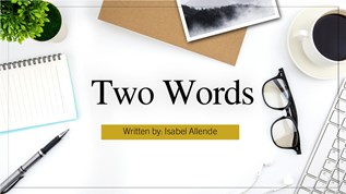 Two Words at emaze Presentation
