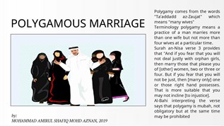 POLYGAMOUS MARRIAGE at emaze Presentation