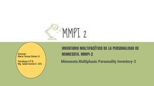 MMPI 2 at emaze Presentation