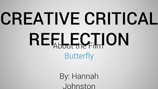 Creative Critical Reflection at emaze Presentation