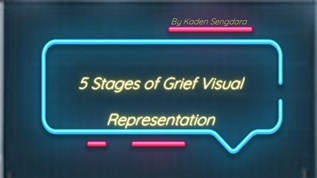 5 Stages of Grief Visual Representation at emaze Presentation
