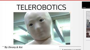 Telerobotics at emaze Presentation