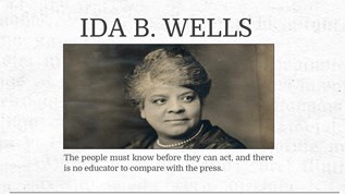 Ida B. Wells at emaze Presentation