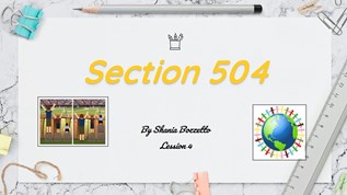 Section 504 at emaze Presentation