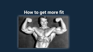 How to get fit at emaze Presentation