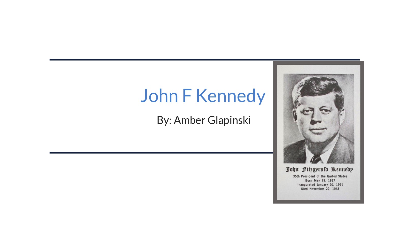 John F Kennedy at emaze Presentation