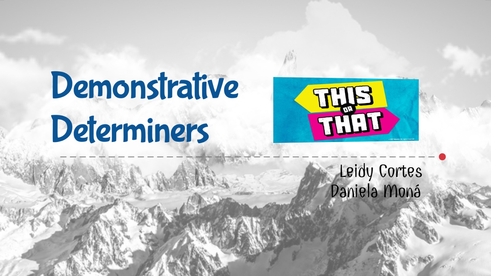 Demonstrative Determiners at emaze Presentation