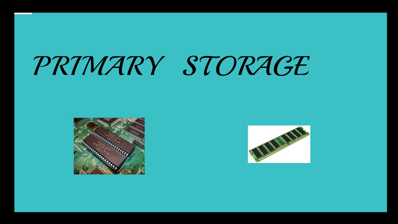 PRIMARY STORAGE at emaze Presentation