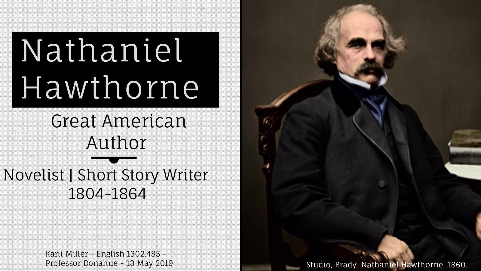 Nathaniel Hawthorne at emaze Presentation