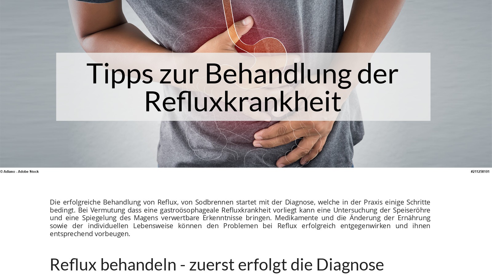 Gastroösophageale Refluxkrankheit : Tipps – WGDTW