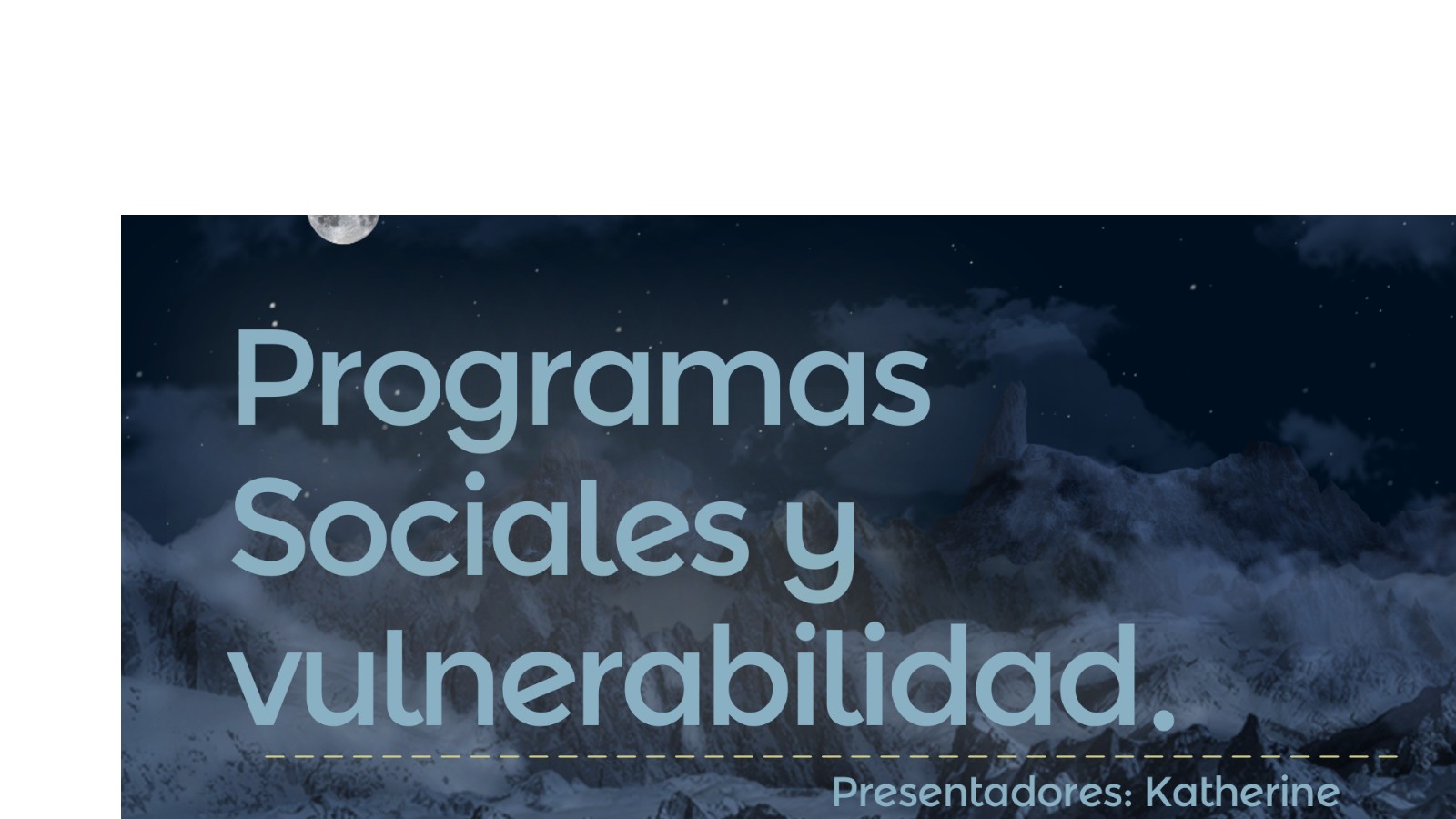 Programas Sociales y vulnerabilidad at emaze Presentation