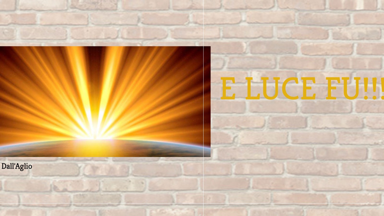 E LUCE FU!!! at emaze Presentation