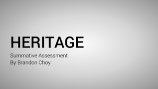 Heritage Summative Assessment at emaze Presentation