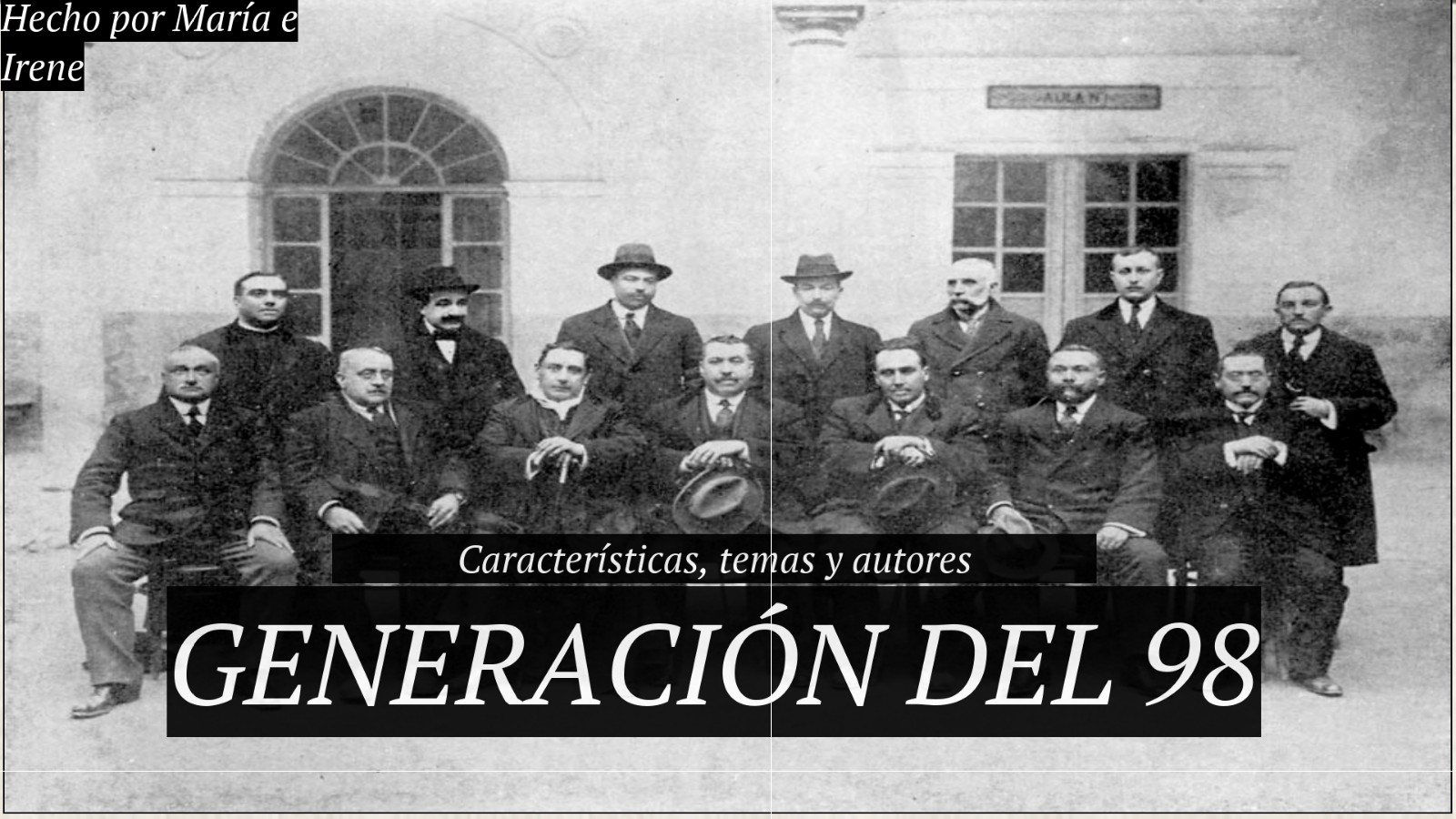 GENERACIÓN DEL 98 at emaze Presentation