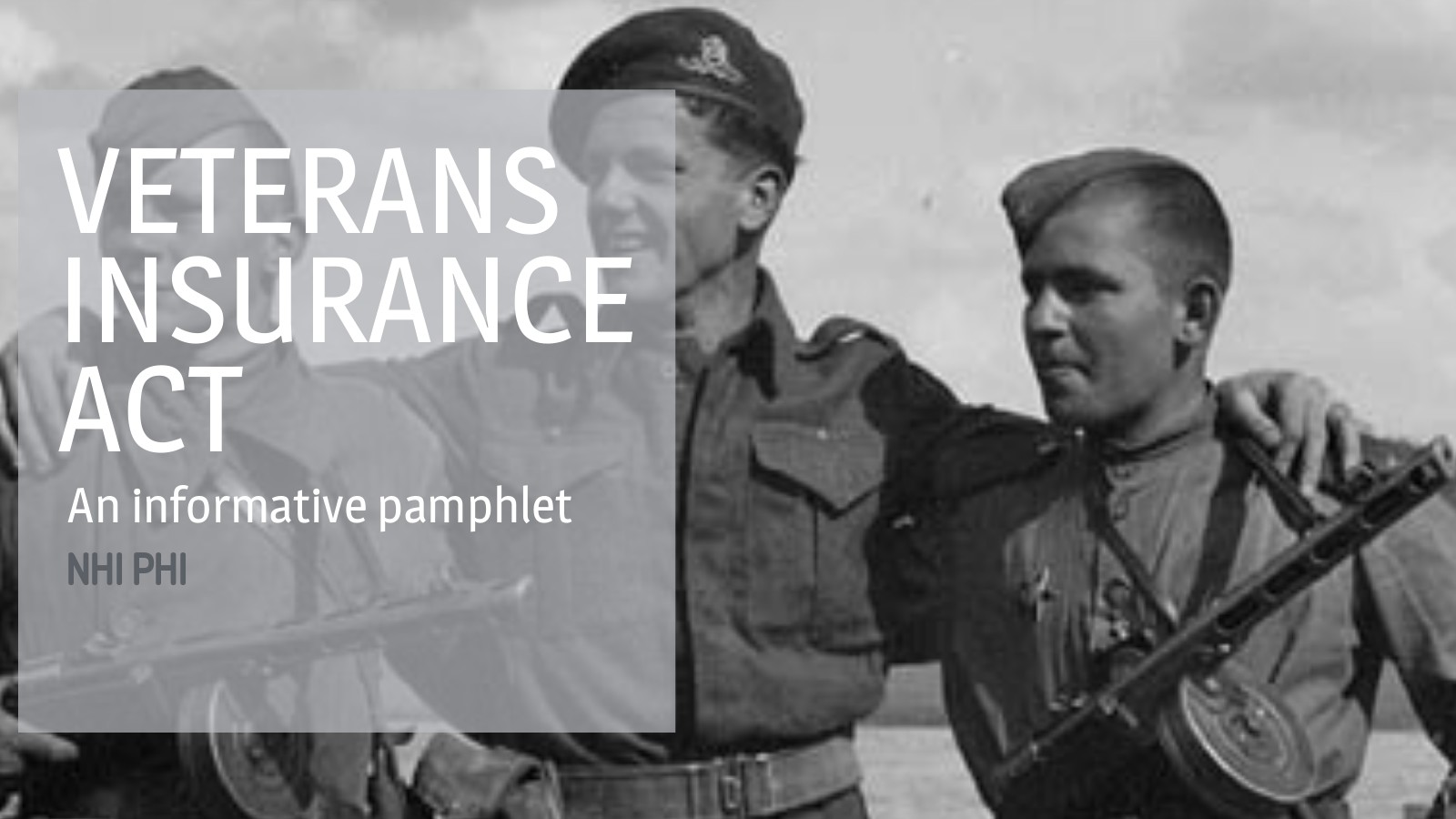 THE WAR VETERANS CHARTER at emaze Presentation