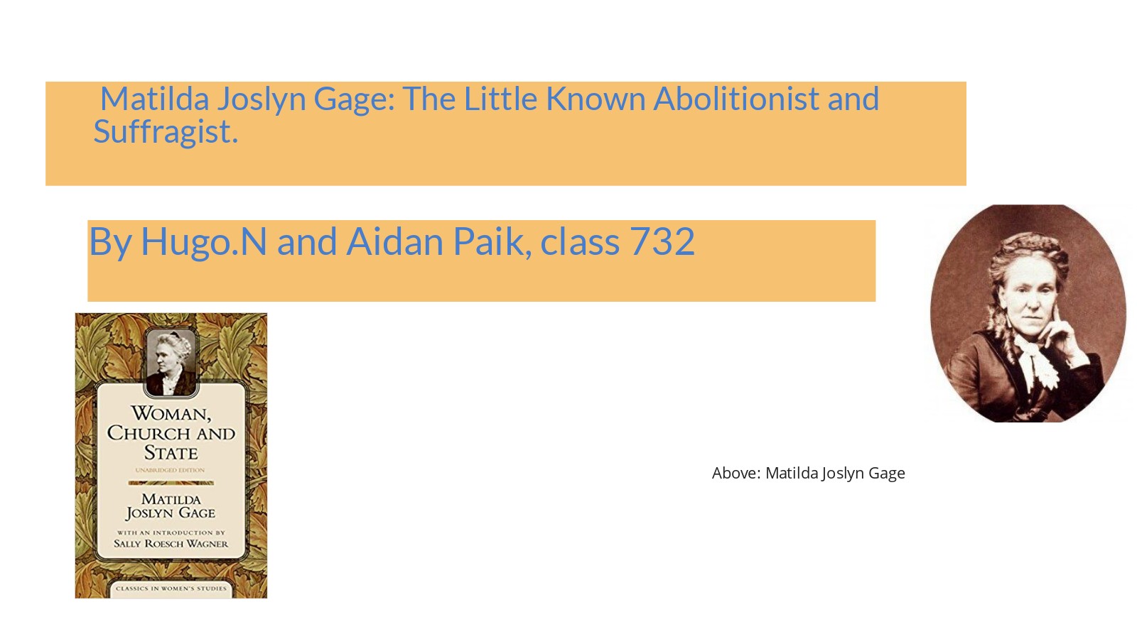 History of Matilda Joslyn Gage at emaze Presentation