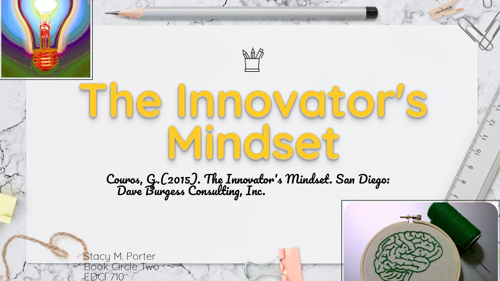 The Innovator's Mindset at emaze Presentation