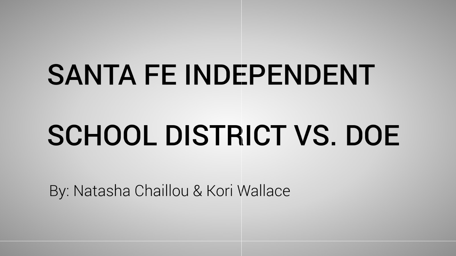 Santa Fe Independent School District vs. Doe at emaze Presentation