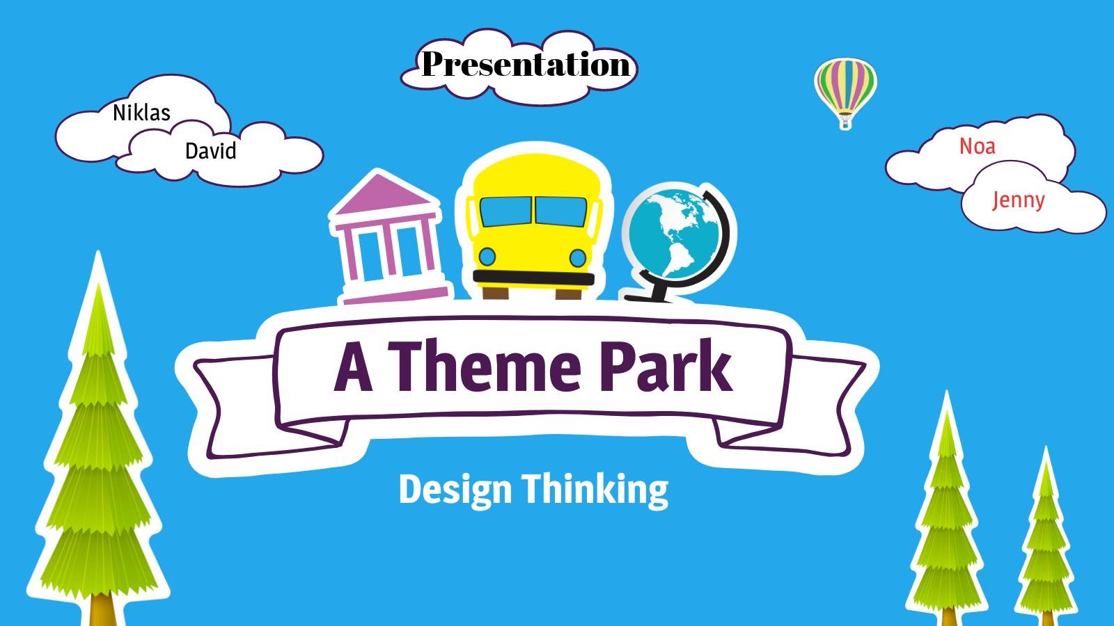 A Theme Park at emaze Presentation