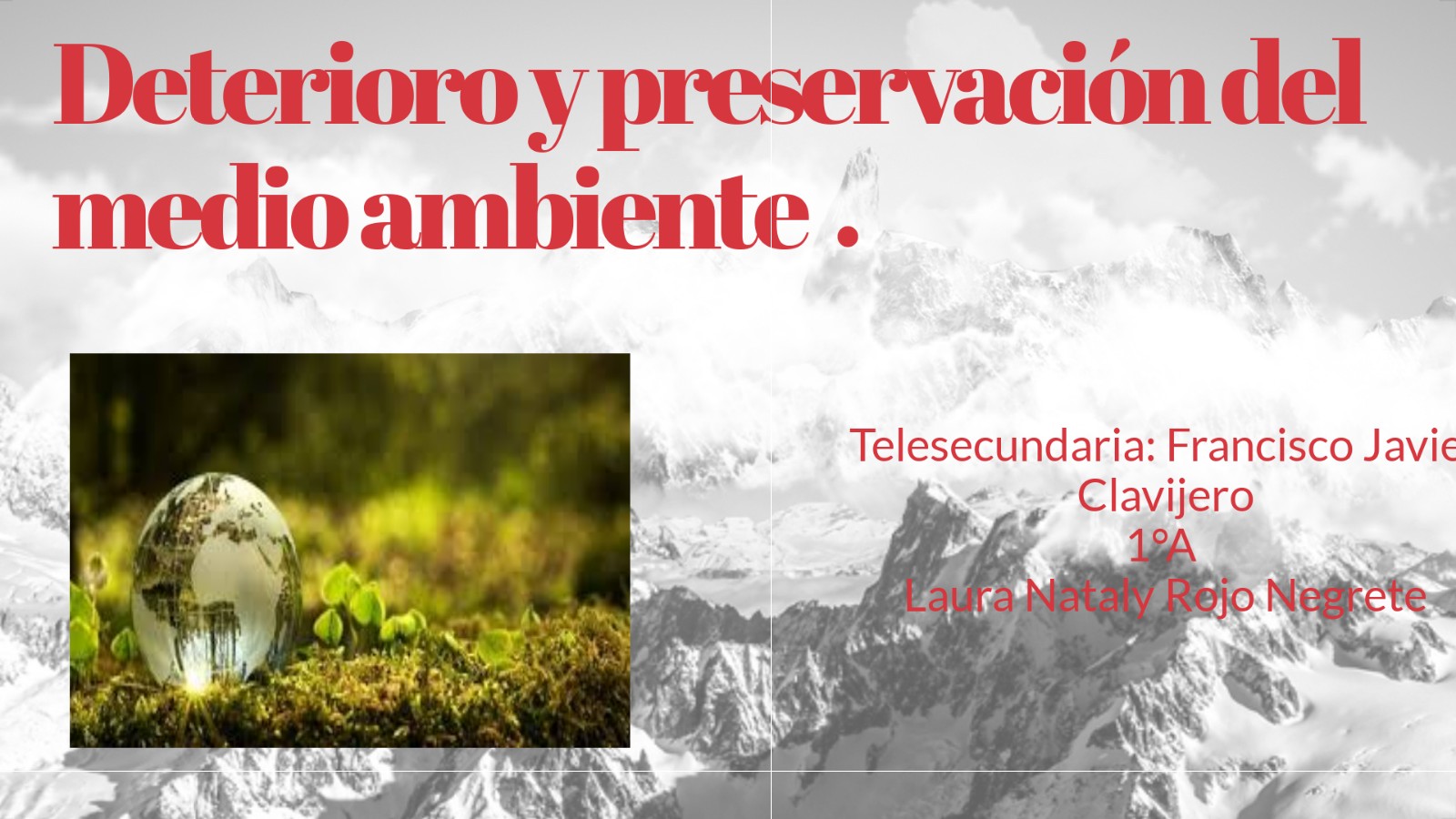 Deterioro y preservación del medio ambiente at emaze Presentation