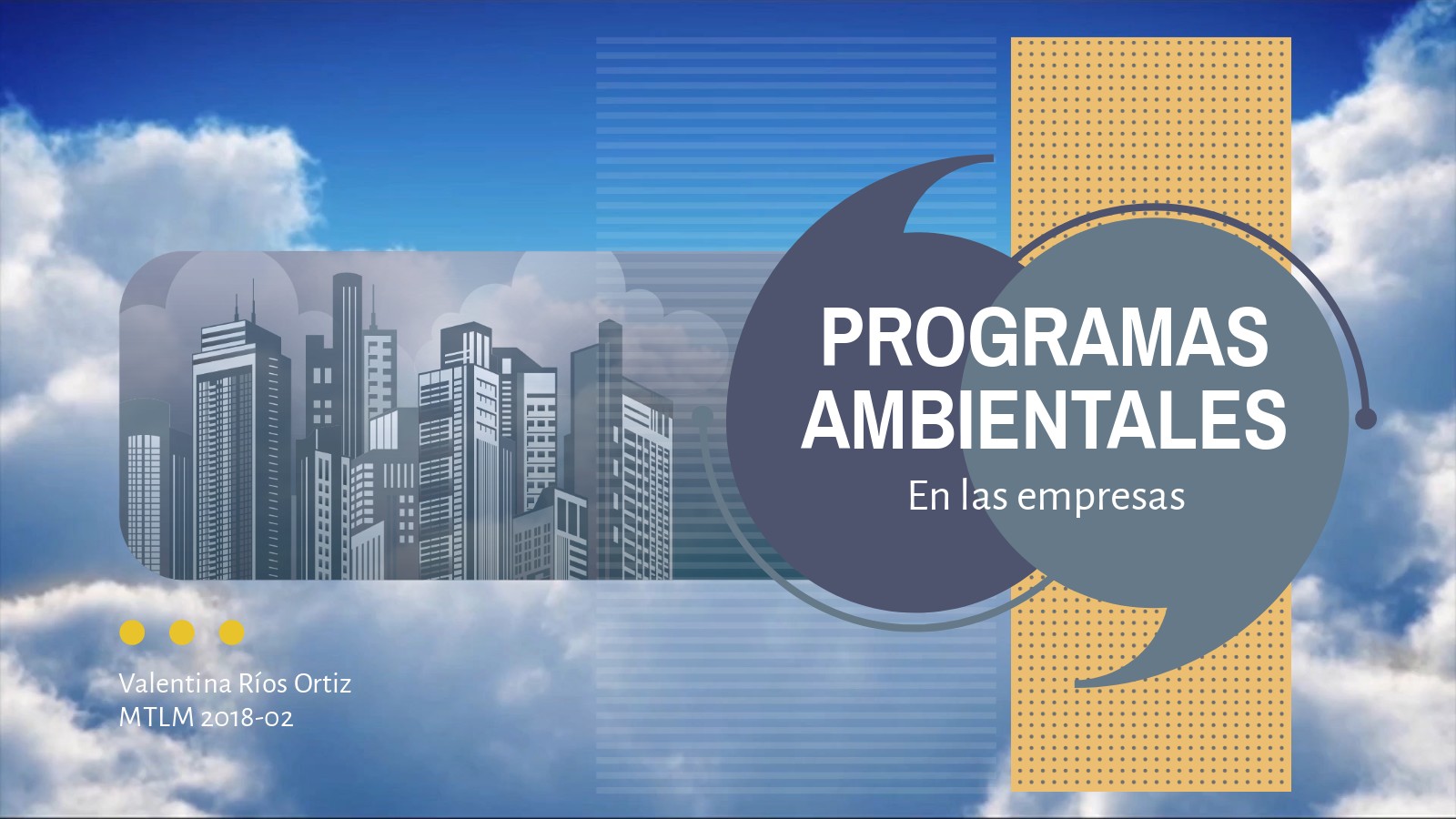Programas ambientales at emaze Presentation