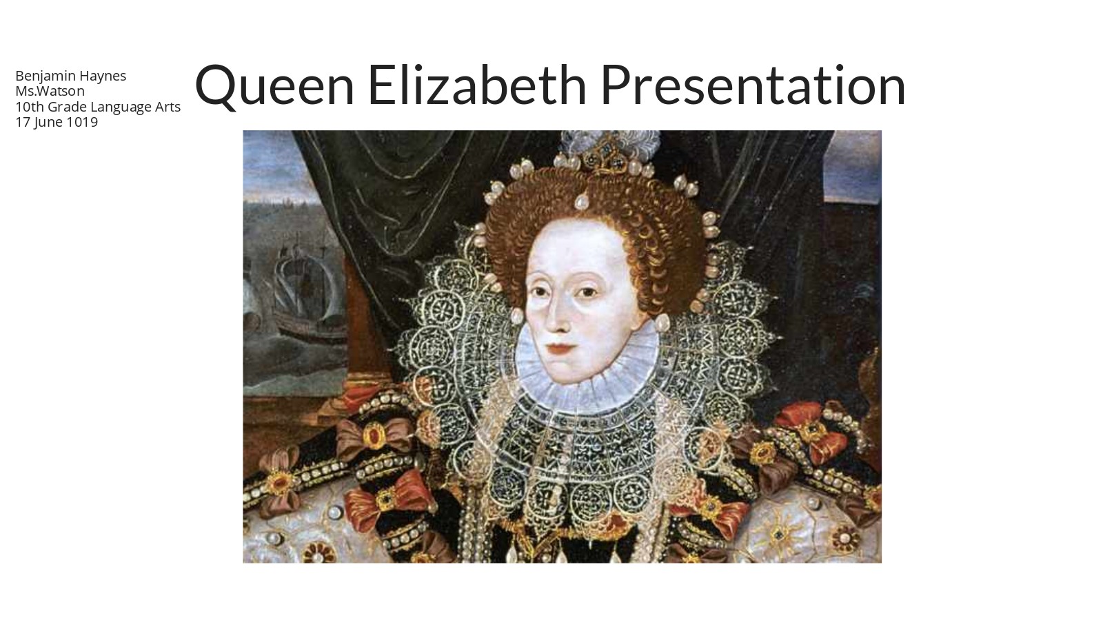 Queen Elizabeth Presentation at emaze Presentation