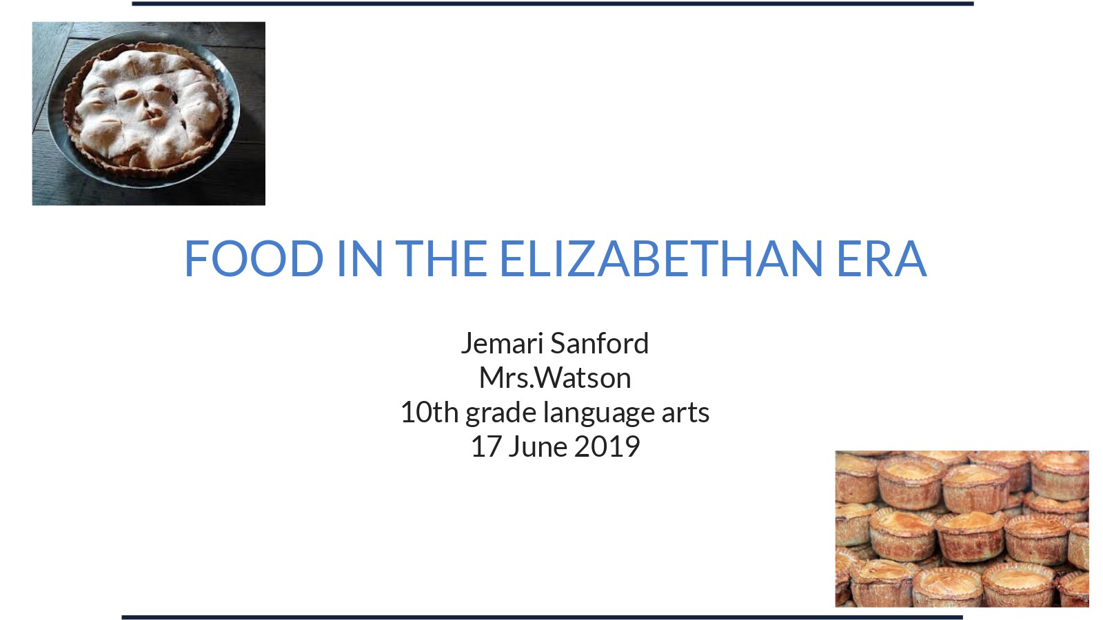 FOOD IN THE ELIZABETHAN ERA at emaze Presentation