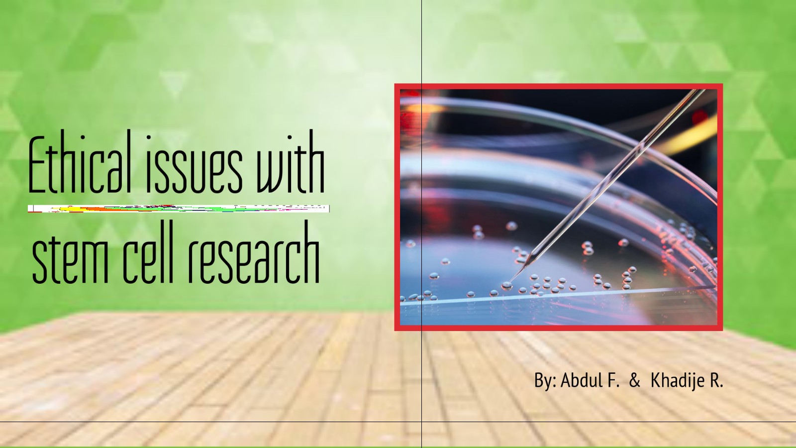 Ethical Issues with Stem Cell Research at emaze Presentation