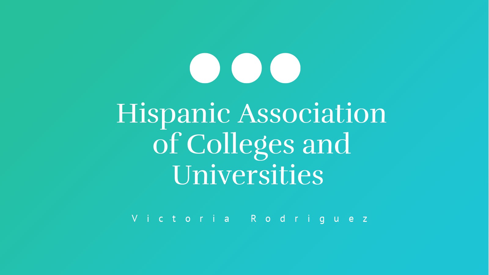 Hispanic Association of Colleges and Universities at emaze Presentation