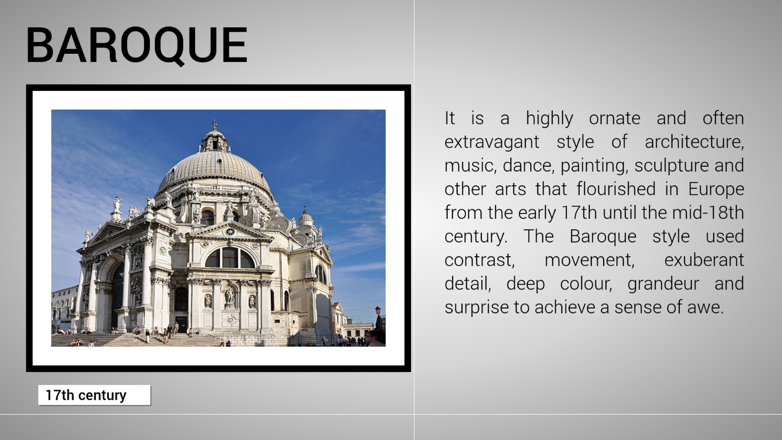 Baroque at emaze Presentation