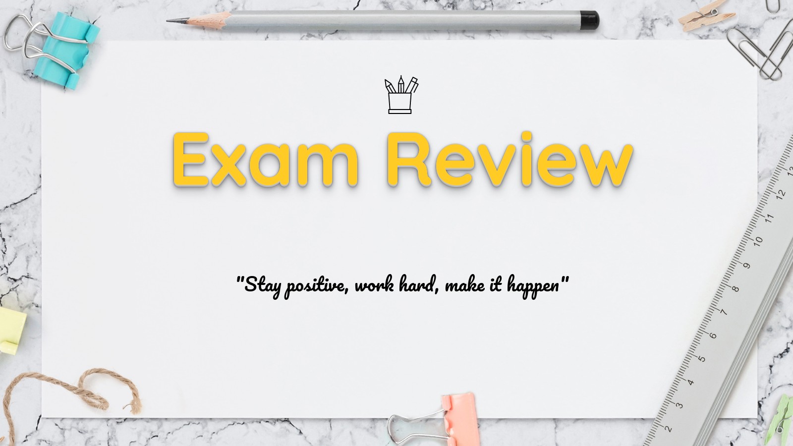 Exam Review at emaze Presentation