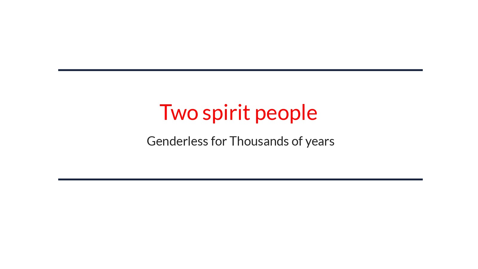 Two spirit people at emaze Presentation