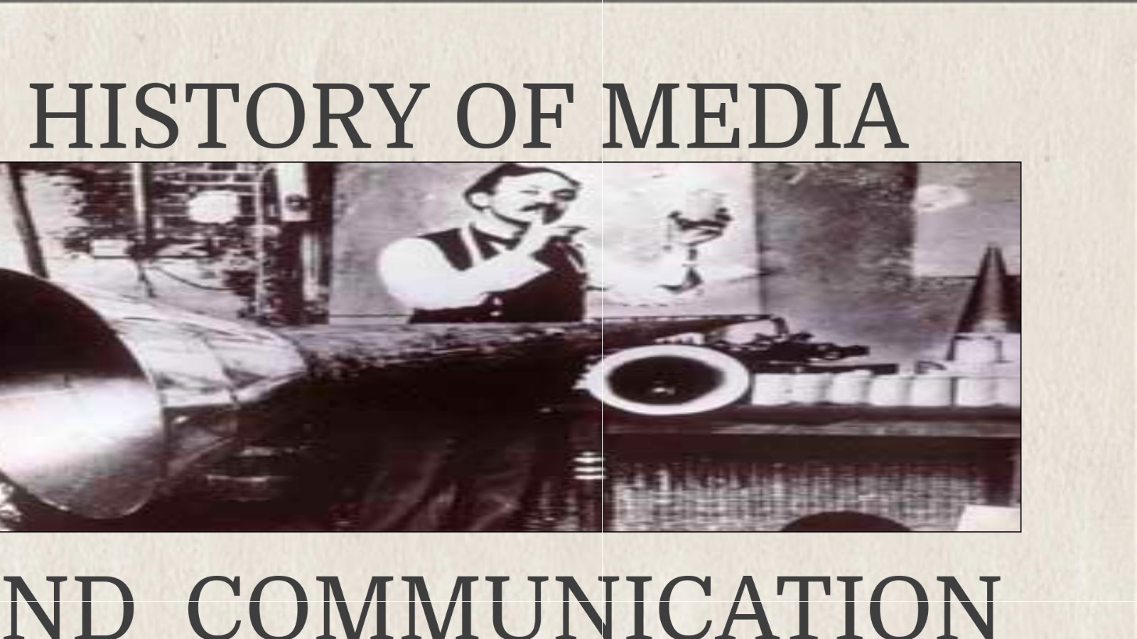 history of media at emaze Presentation