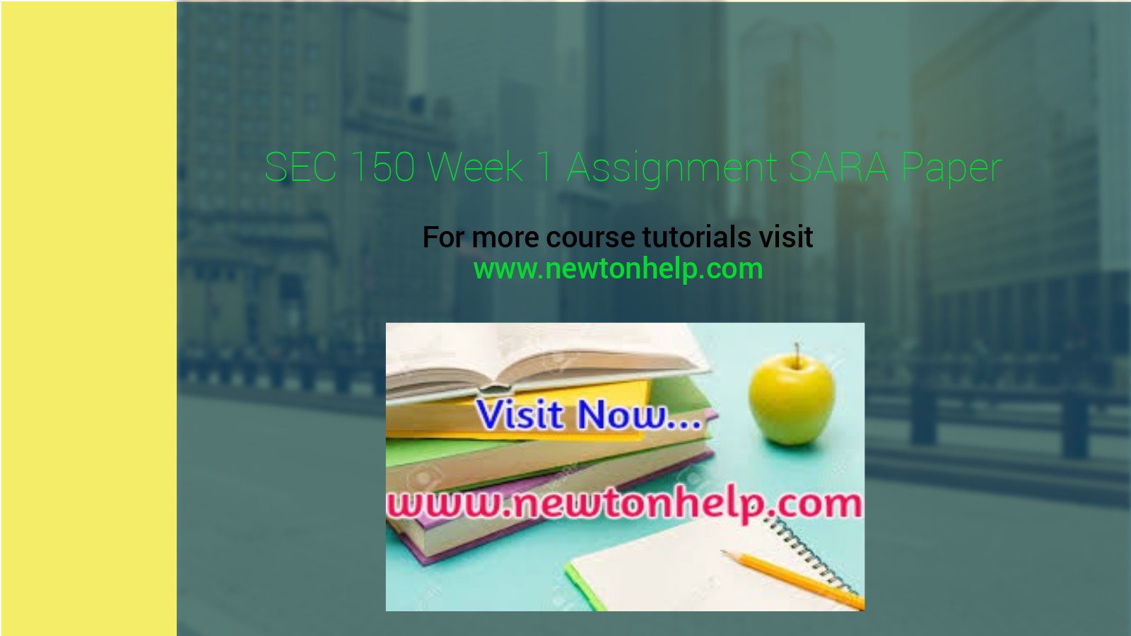 SEC 150 Doing by learnnewtonhelp.com at emaze Presentation