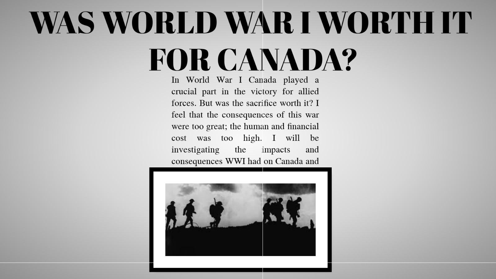 Was WOrld WAr I at emaze Presentation