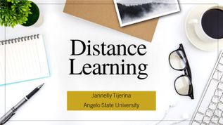 Distance Learning at emaze Presentation