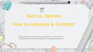 Fact vs. Opinions How to compare & Contrast at emaze Presentation