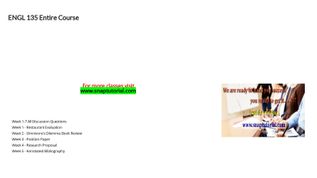 ENGL 135 Education Organization snaptutorial.com at emaze Presentation
