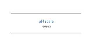 pH scale at emaze Presentation