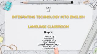INTEGRATING TECHNOLOGY INTO ENGLISH at emaze Presentation
