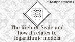 The Richter Scale and how it relates to logarithmic models at emaze ...
