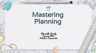 Mastering Planning at emaze Presentation