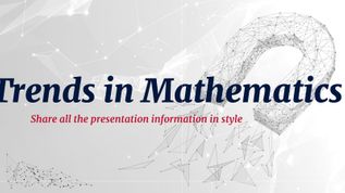 Trends in Mathematics at emaze Presentation