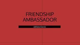 friendship aMBASSADORS at emaze Presentation