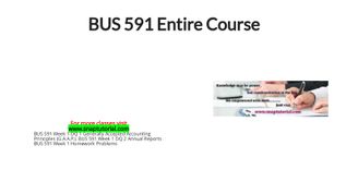 BUS 591 Education Organization snaptutorial.com at emaze Presentation