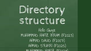 Directory structure at emaze Presentation