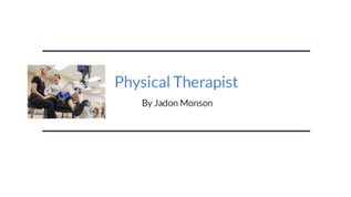 Physical Therapist at emaze Presentation