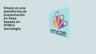 emaze es una plataforma de presentación en línea basada en at emaze Presentation
